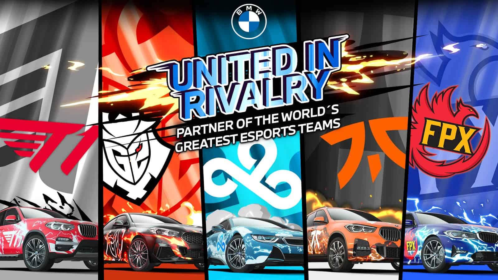 League of Legends: BMW Partners with Fnatic, G2 Esports, Cloud9, T1 and ...
