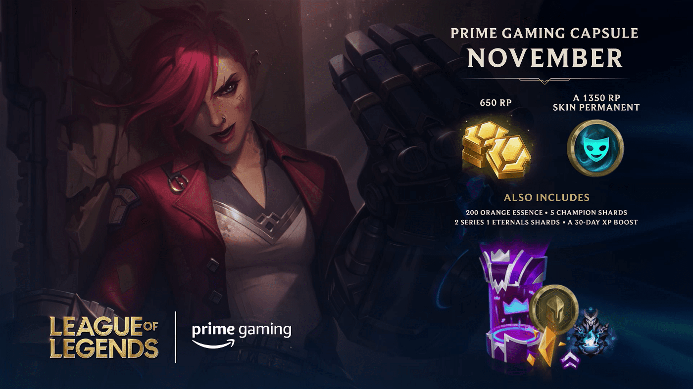 LoL: Amazon And Riot Announce Prime Gaming Partnership