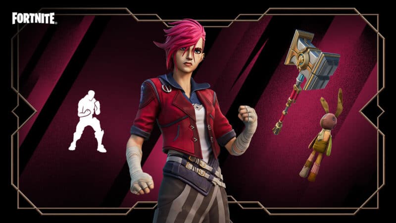 Fortnite x League of Legends Introduces Vi as Playable Character