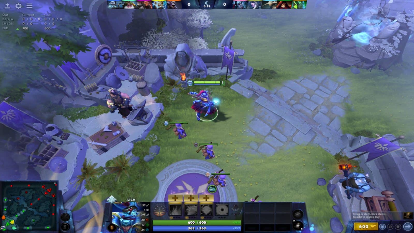 Dota 2: How to Play The Lich in 7.31d