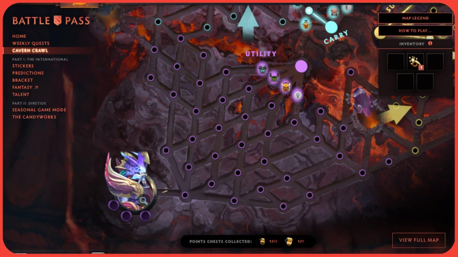 Dota 2: Battle Pass 2022 - How to Unlock Slardar in Cavern Crawl