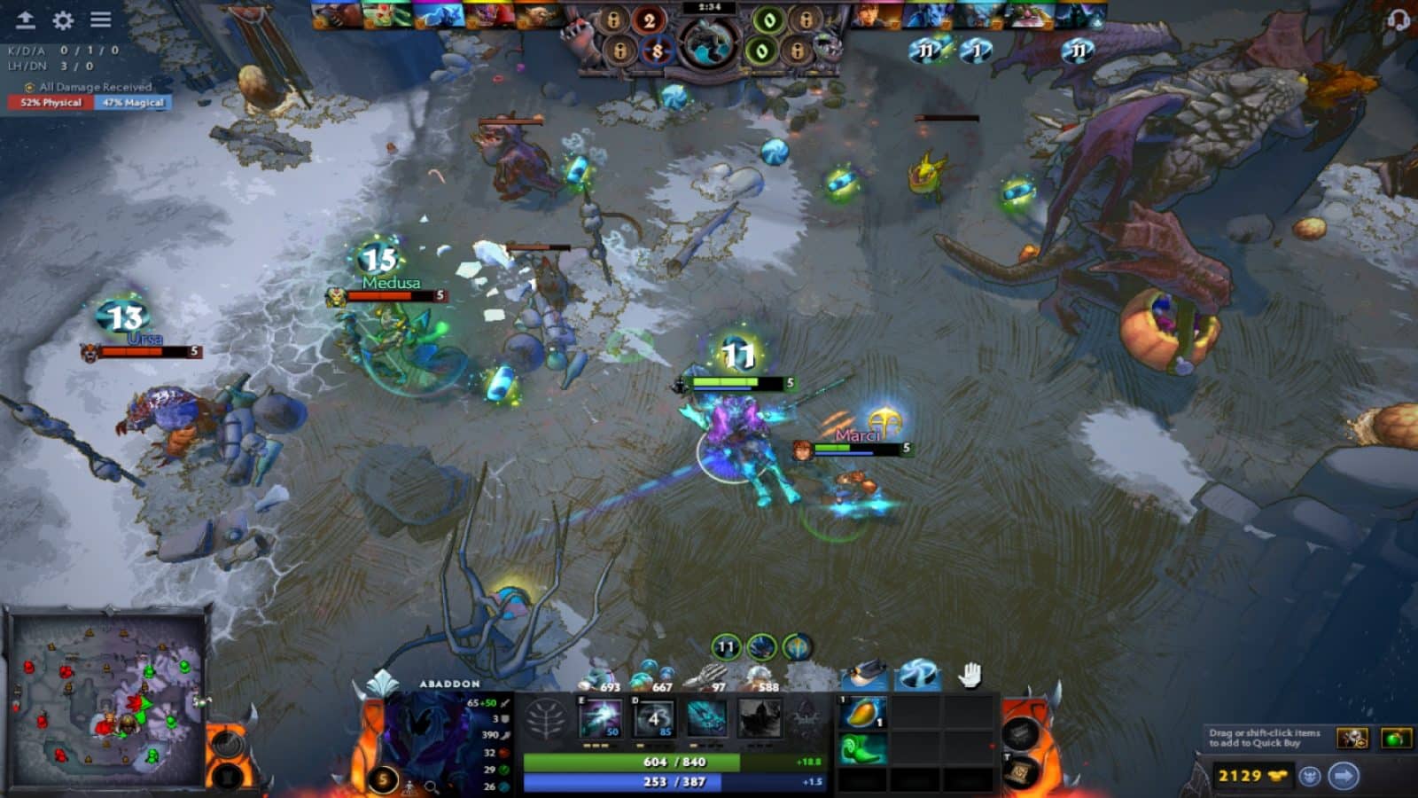 Battle Pass 2022 - How to Play Abaddon in Diretide