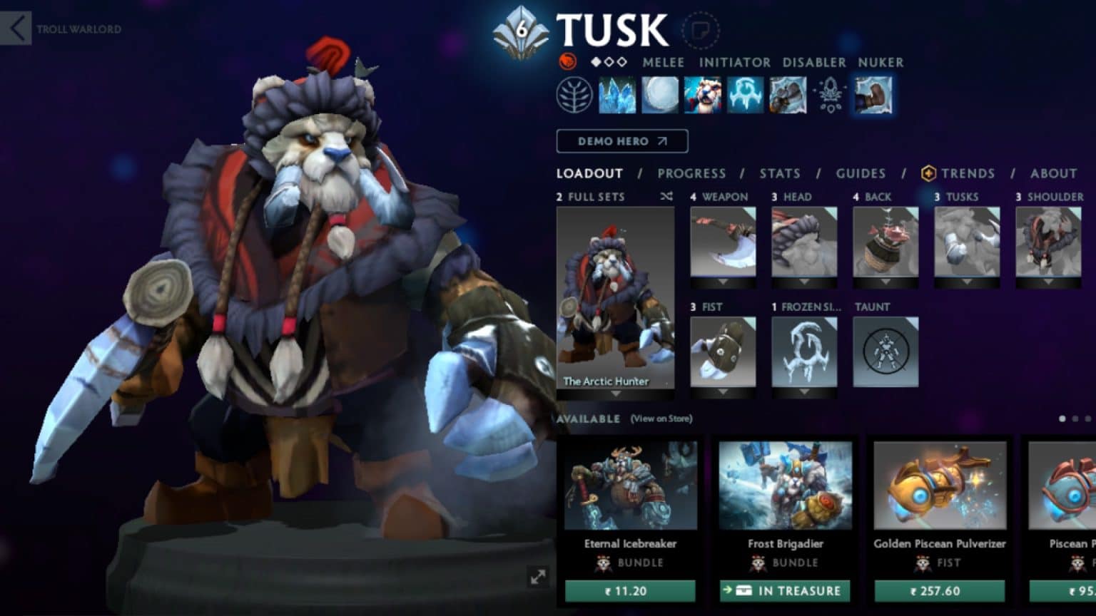 Dota 2 Tusk Guide - Prevent Enemies from Escaping using Ice Shards
