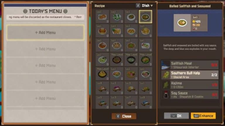 Dave the Diver Recipes and 10 Best Dishes to Cook