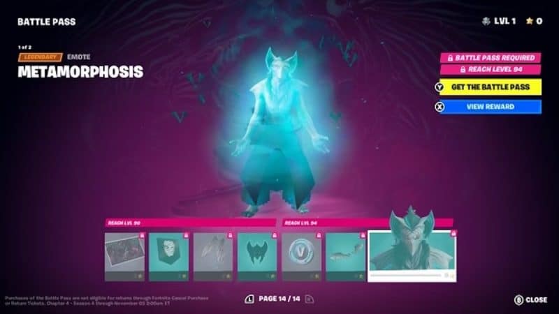 Full Fortnite C4 S4 Battle Pass – All Tiers and C4 S4 Skins