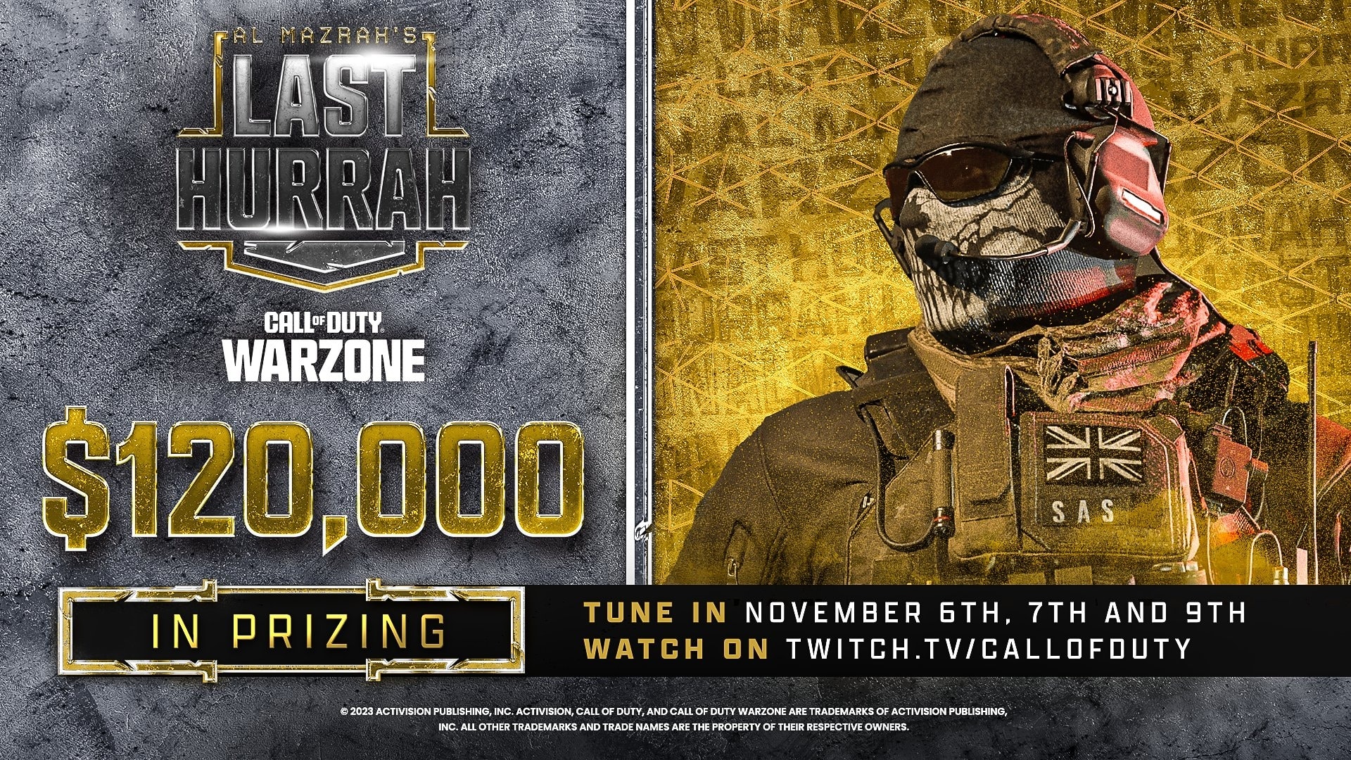 Al Mazrah's Last Hurrah 120K Call of Duty Warzone Tournament Format ...