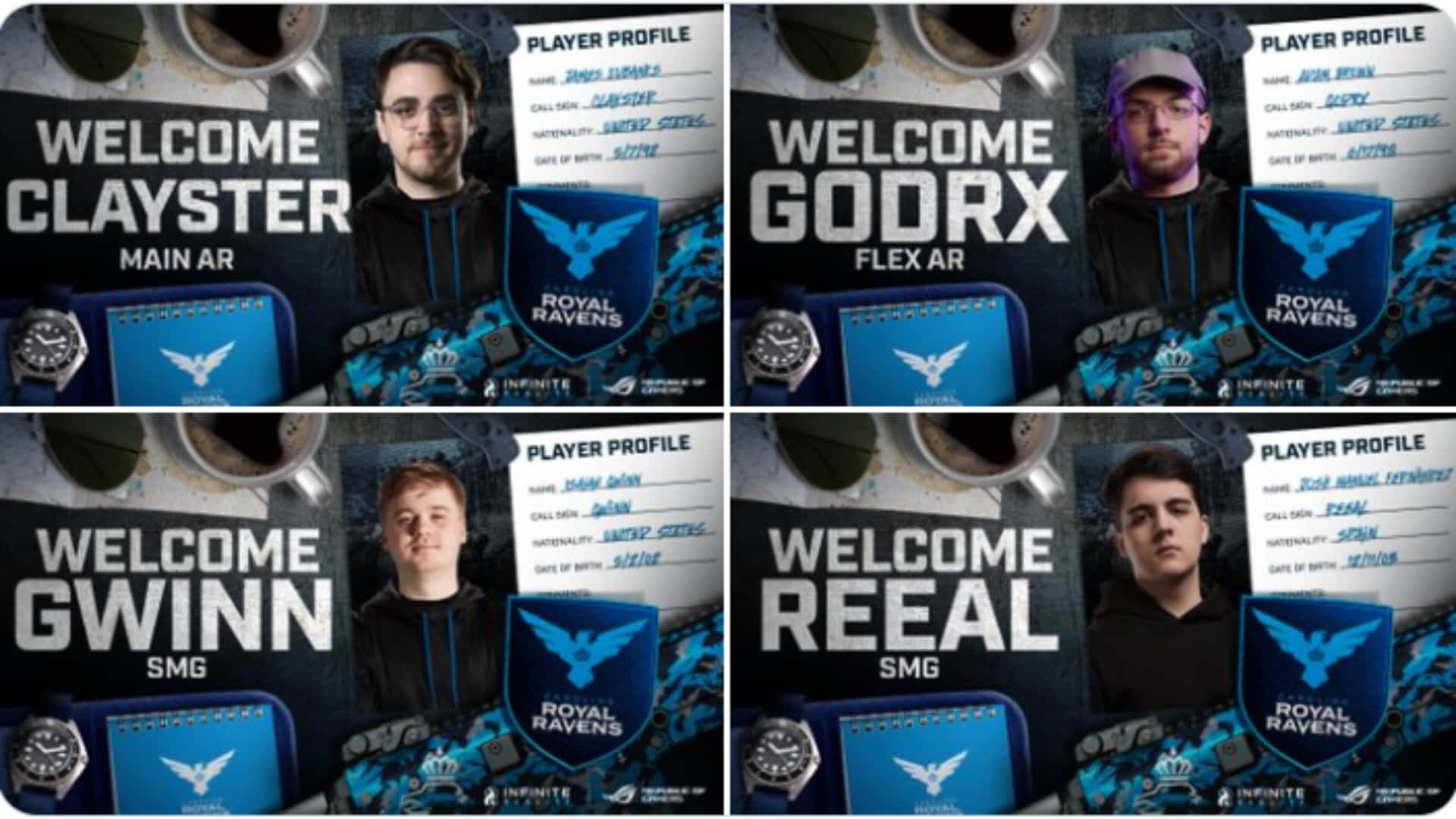 Carolina Royal Ravens Announce MW3 Roster