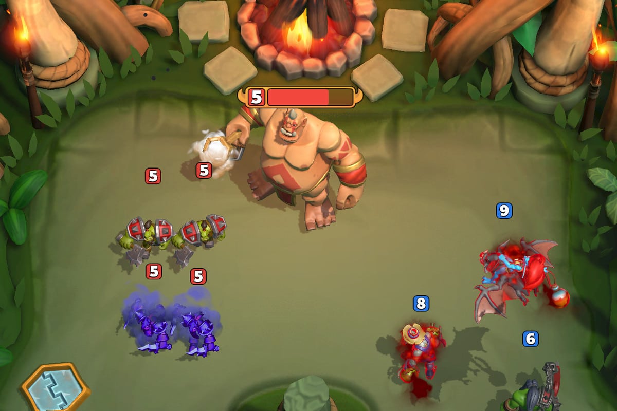 Warcraft Rumble: Defeating Blazerunner In Un’goro Campaign