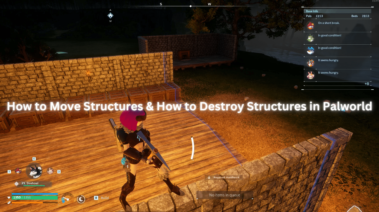 How to Move Structures & How to Destroy Structures in Palworld