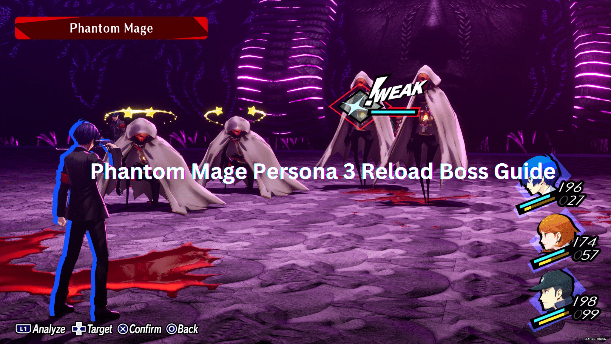 Phantom Mage Persona 3 Reload Boss Guide - How To Defeat Him?