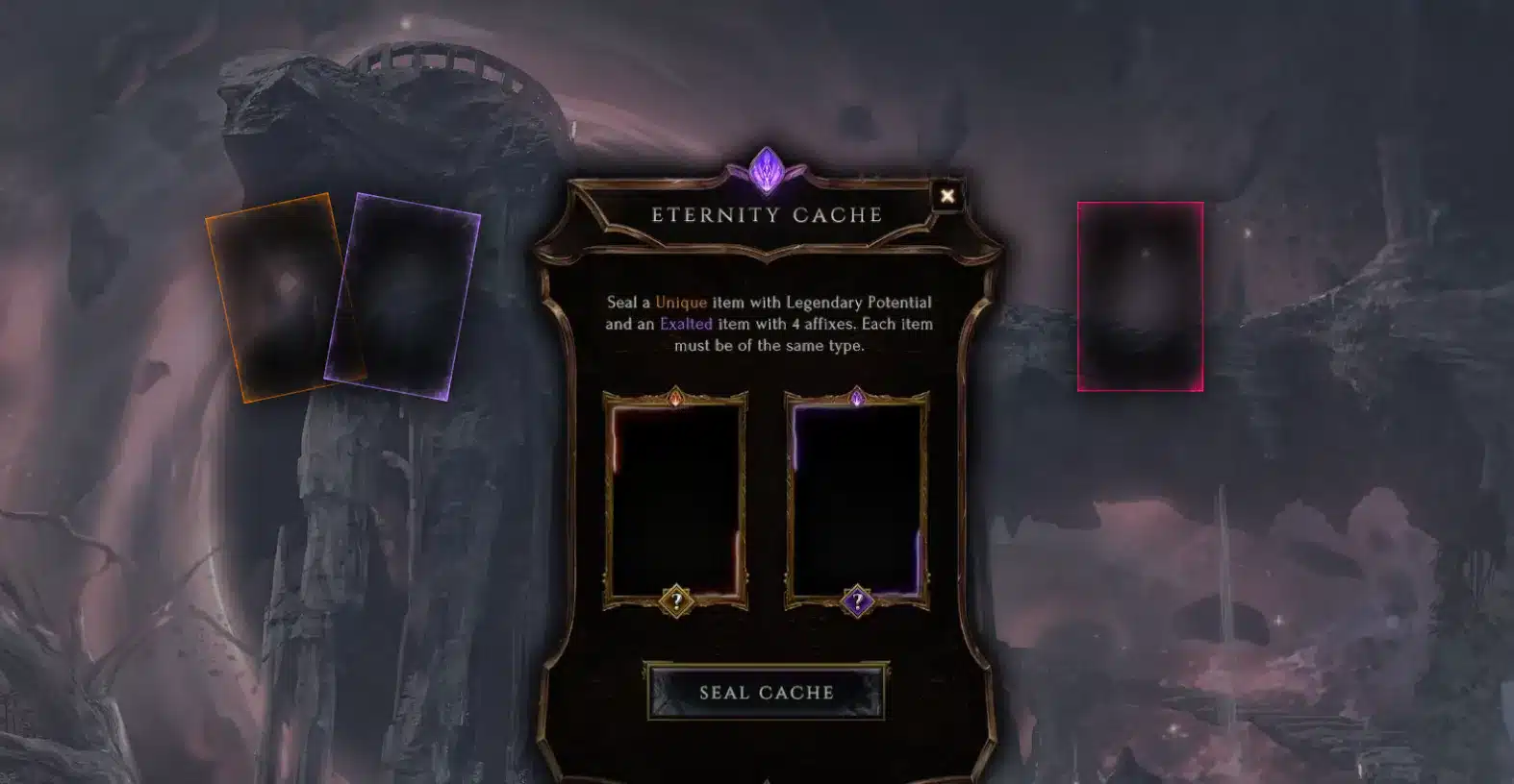 Last Epoch Eternity Cache Explained