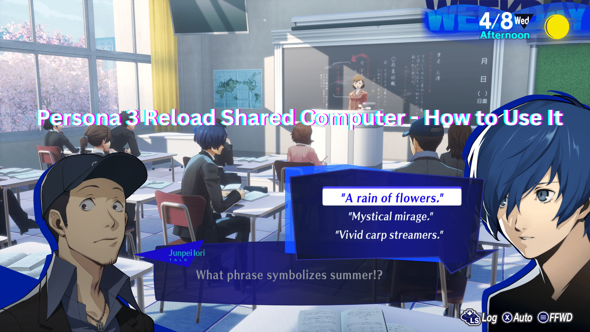 Persona 3 Reload Shared Computer - How to Use It