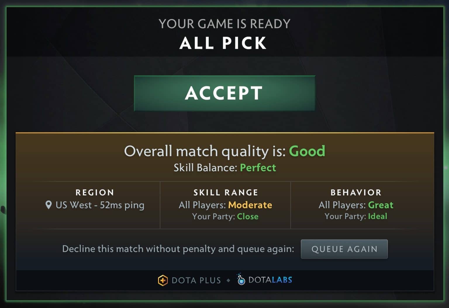 Dota 2 Patch 7.35d - New Matchmaking Features