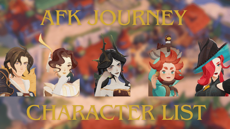 AFK Journey Characters List: All Heroes and Their Classifications ...