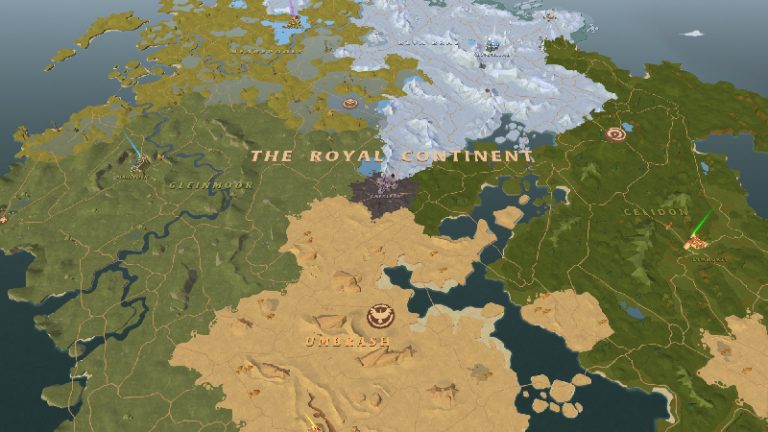 Albion Online Map - Continents, Biomes, and Cities