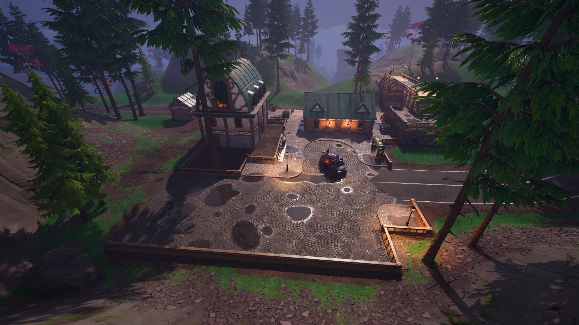 Where is Latverian Station Fortnite? Map for Big C5 Landmark