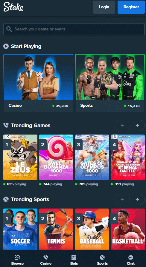 Stake Referral Code: Use CANMAX to enter the Raffle