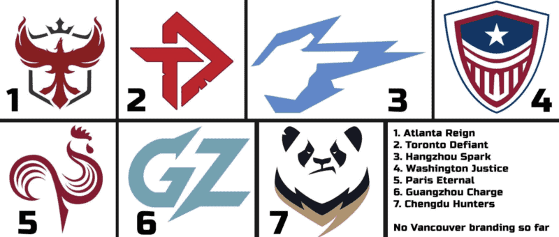 Overwatch League: Expansion Team Logos Leaked