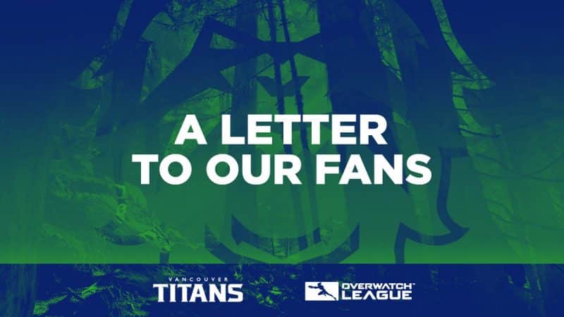 The Vancouver Titans Release their Entire Overwatch League Roster