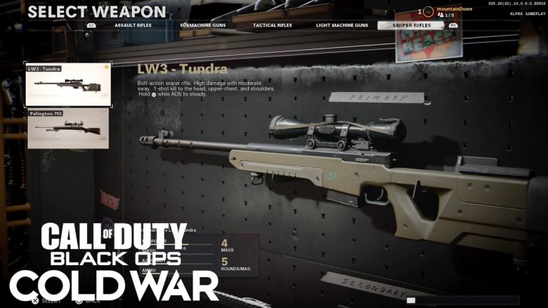 CoD: Best Class Setups For The LW3 Tundra In Black Ops Cold War