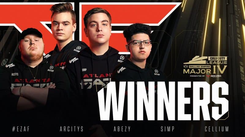 Atlanta FaZe Wins CDL 2021 Stage 4 Major