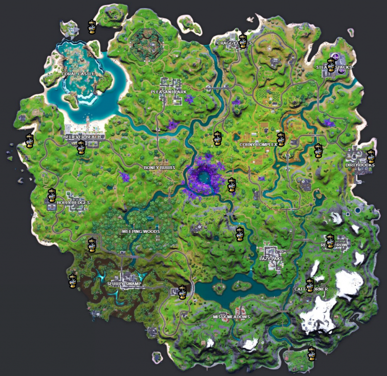 Fortnite Season 7: All Upgrade Bench Locations & How To Use Them