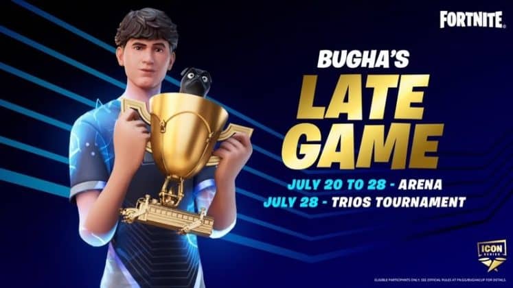 Fortnite World Cup Champ Bugha Announces ICON Series Skin & Late Game Mode
