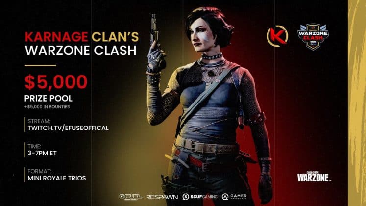 How To Watch Karnage Clan’s $10K Warzone Clash