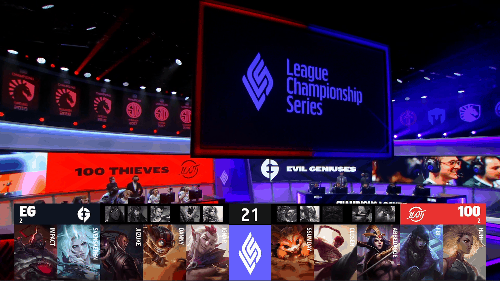 LoL: 2021 LCS Summer Championship Recap- 100 Thieves vs Evil Geniuses