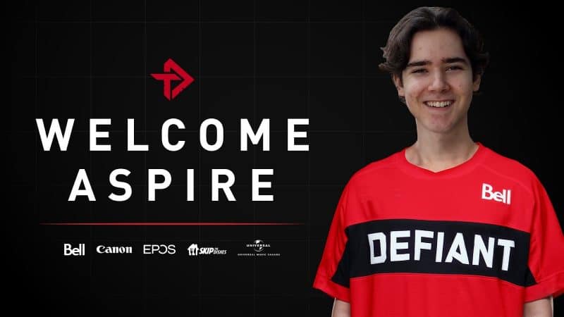 Overwatch League: Toronto Defiant Signs Aspire
