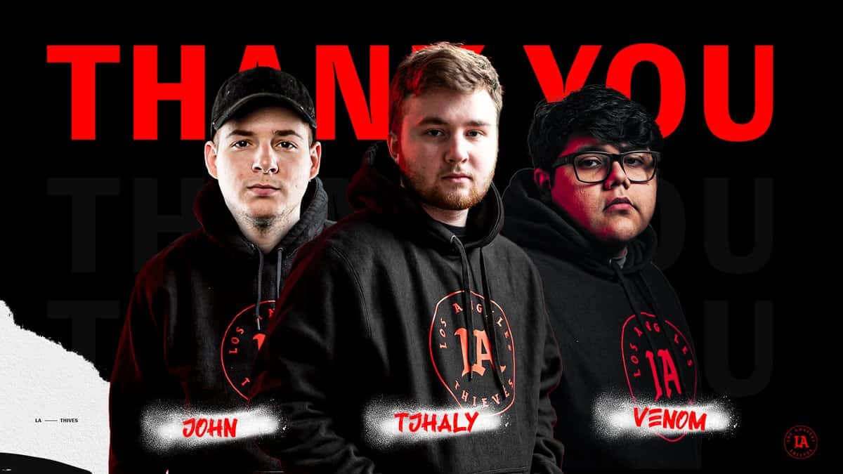 CoD: Slasher, TJHaly, Venom & John Released By LA Thieves