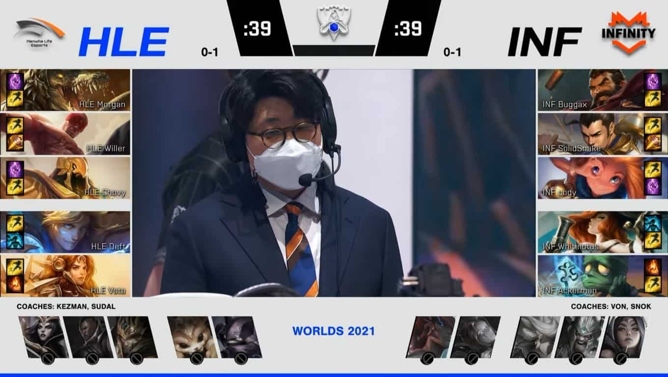 LoL: Worlds 2021 Hanwha Life vs Infinity Esports Play-ins Recap