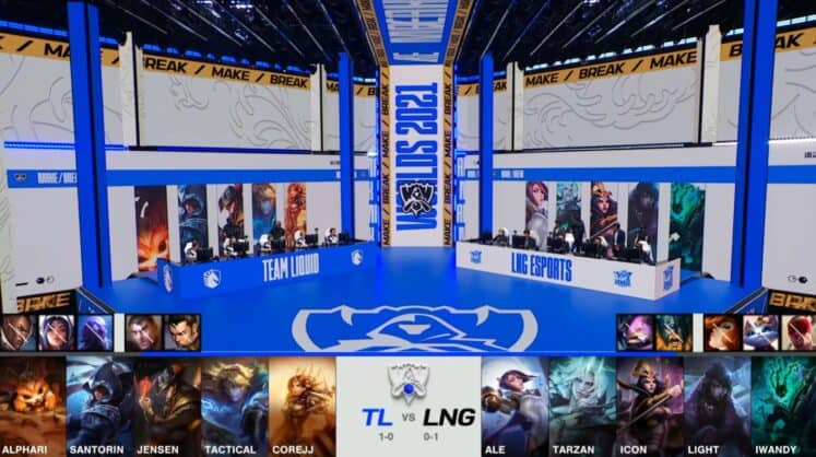LoL: Team Liquid vs LNG Esports - Worlds 2021 Group Stage Recap