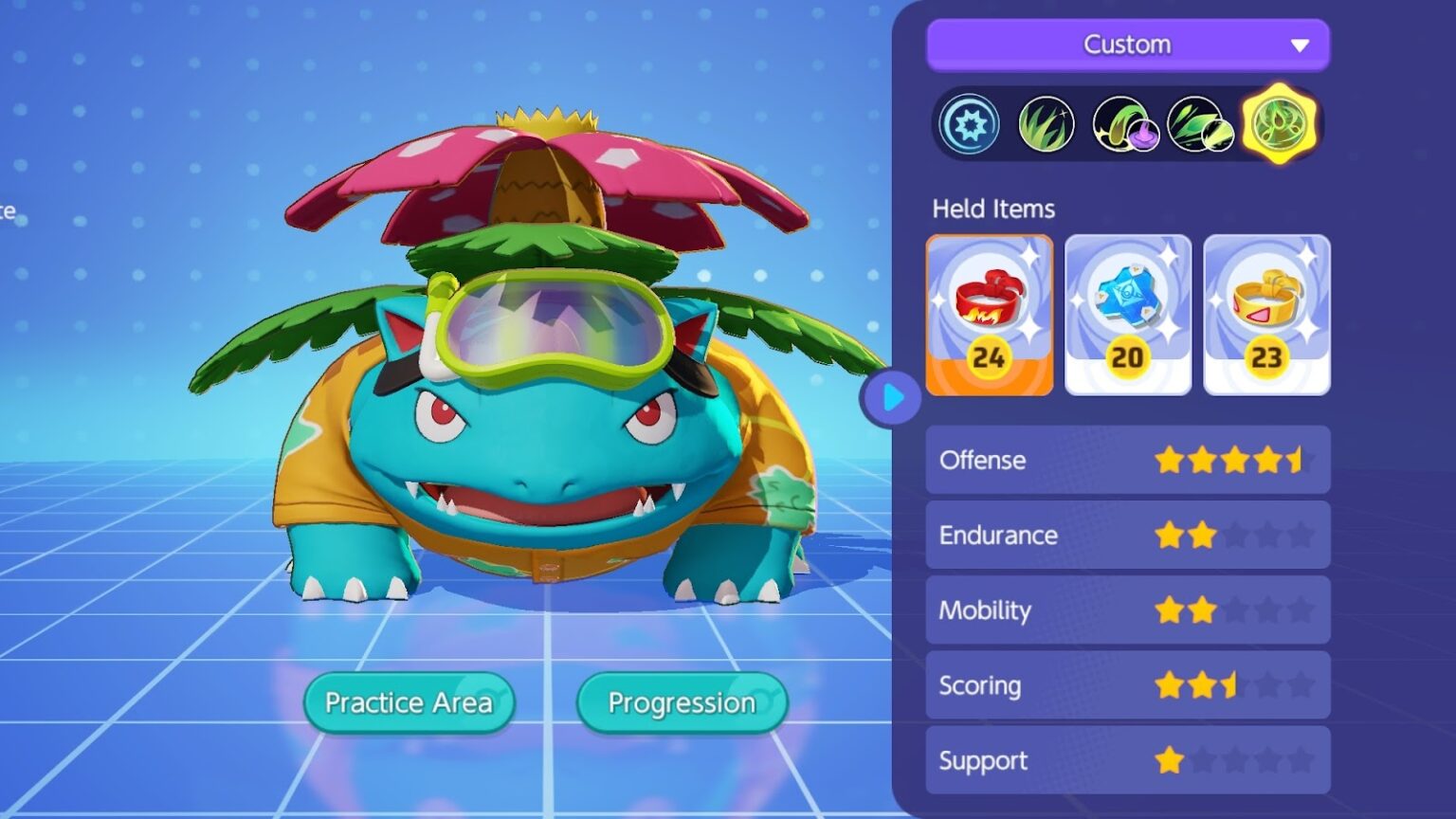 Pokemon Unite: Venusaur Best Solar Beam Build And Held Items