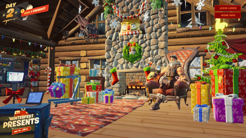 Fortnite Winterfest 2021: Where to Find the Yule Log