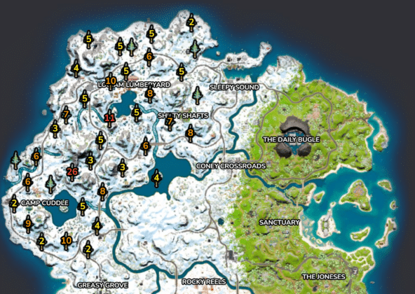 Fortnite: How To Knock Down Timber Pines