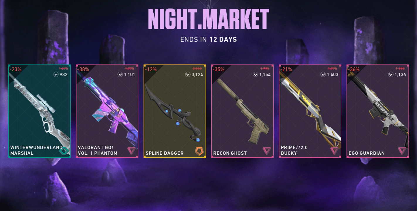 VALORANT: Get Your Skins For Cheaper With Night Market