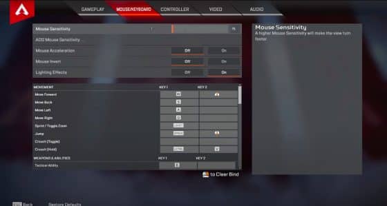 Best Apex Legends Settings, Audio, Graphics, Gameplay and More