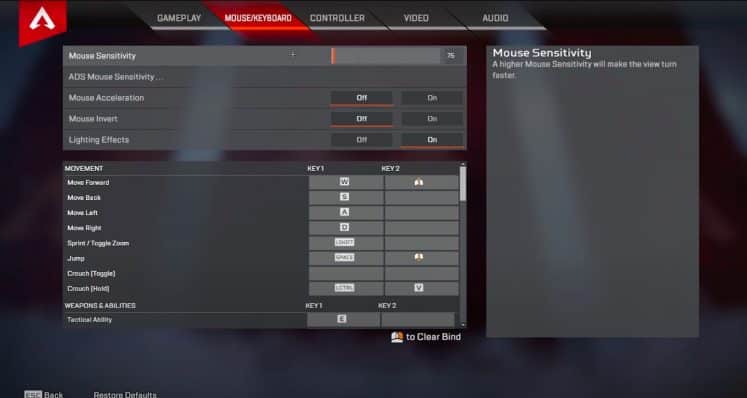 Best Apex Legends Settings, Audio, Graphics, Gameplay and More