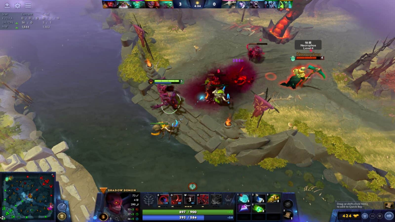 Dota 2: Melee Vs. Ranged Heroes