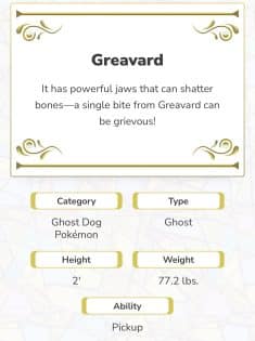 Scarlet and Violet's Latest Pokemon is Greavard, The Ghost Dog