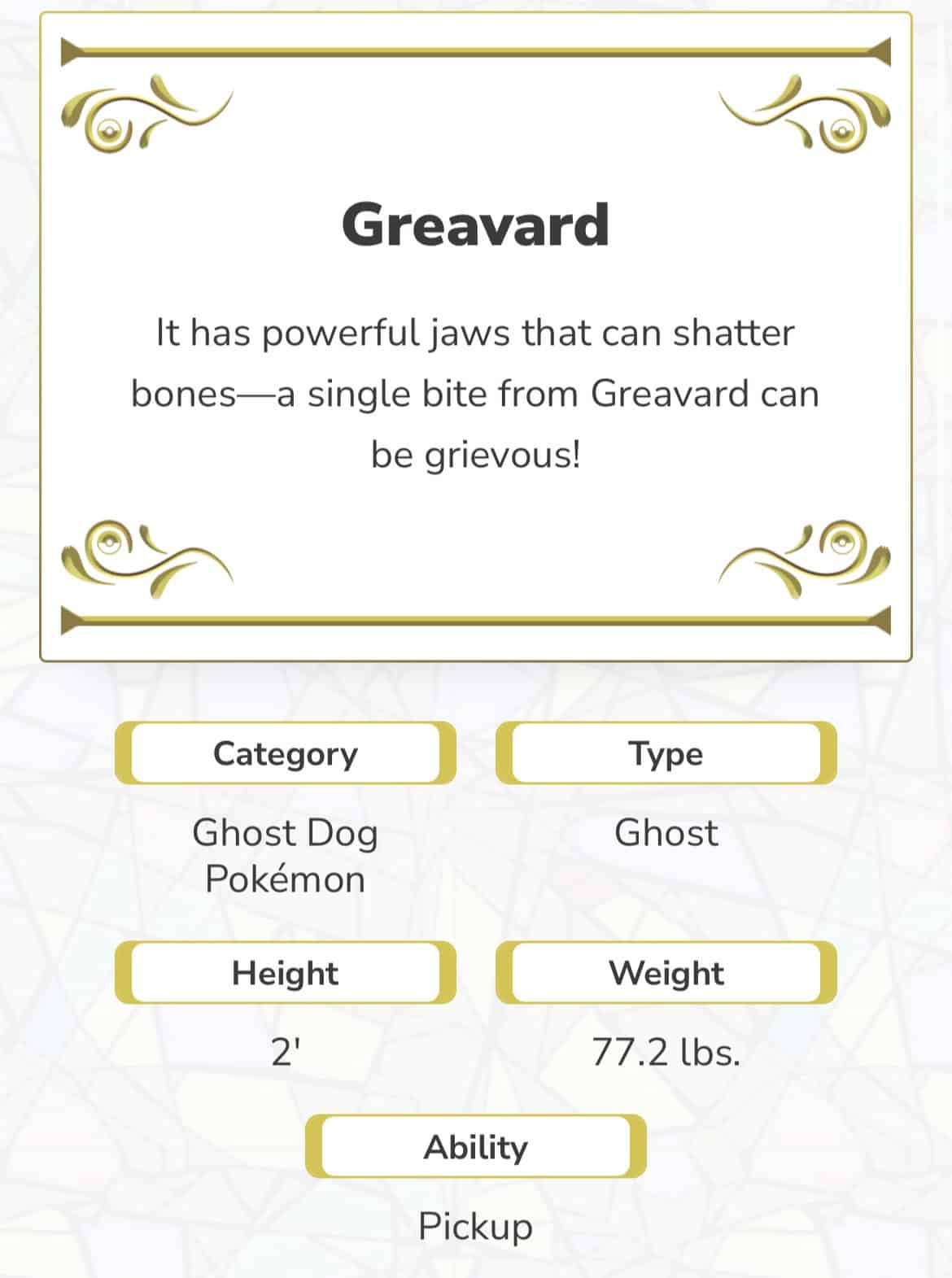 Scarlet and Violet's Latest Pokemon is Greavard, The Ghost Dog