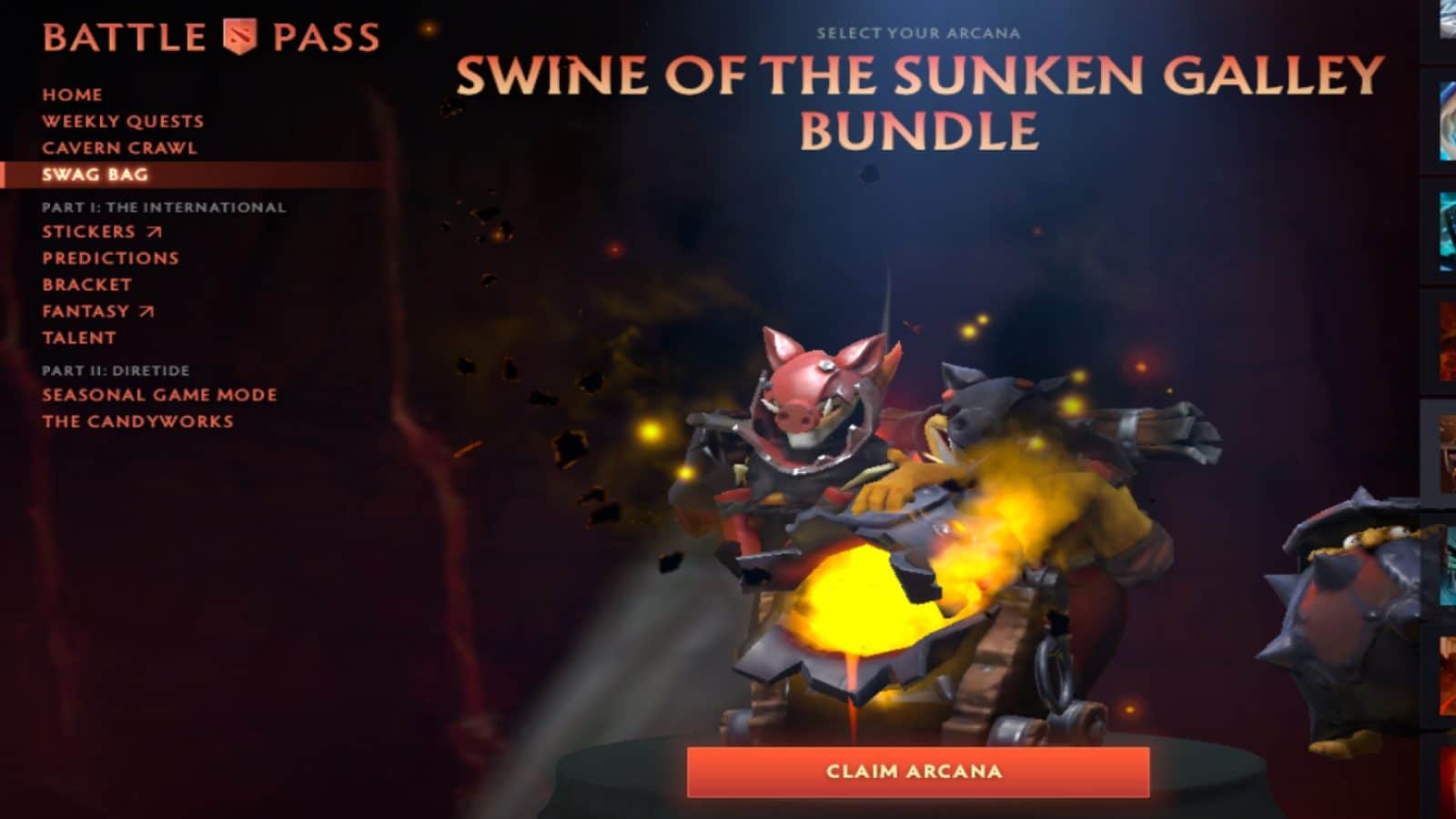 Battle Pass 2022 - Best Arcanas from The International 2022 Swag Bag