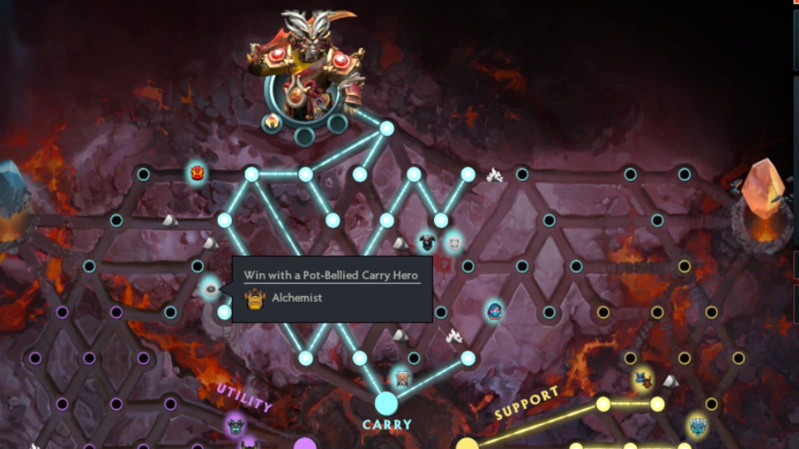 Battle Pass 2022 - How to Win with a Pot-Bellied Carry Hero in Cavern Crawl