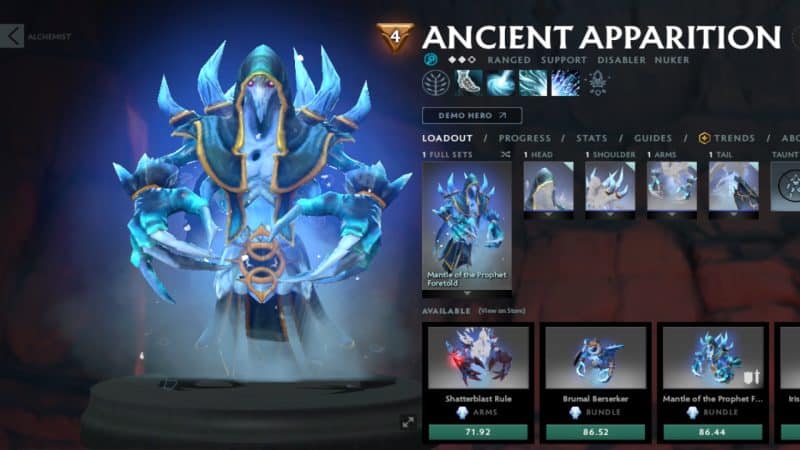 Battle Pass 2022 - How to Play Ancient Apparition in Diretide