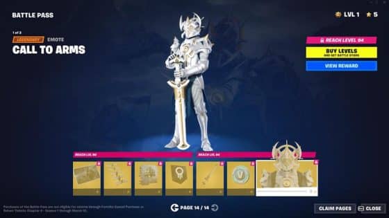 Fortnite Chapter 4 Battle Pass – All Tiers and Rewards