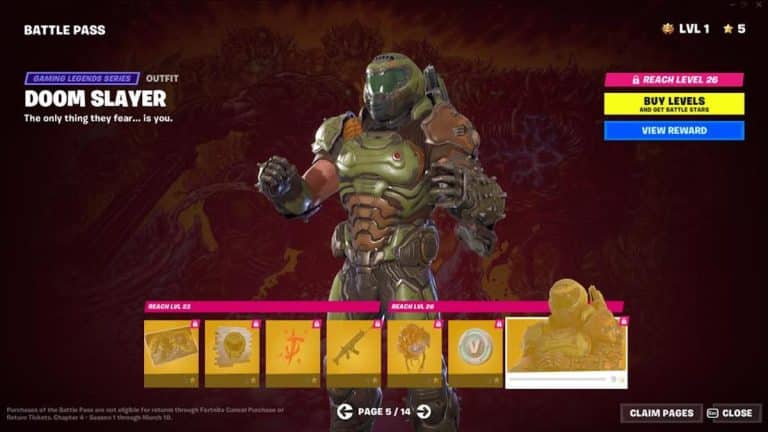 Fortnite Chapter 4 Battle Pass – All Tiers and Rewards