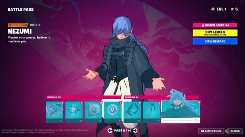 Fortnite Chapter 4 Battle Pass – All Tiers and Rewards