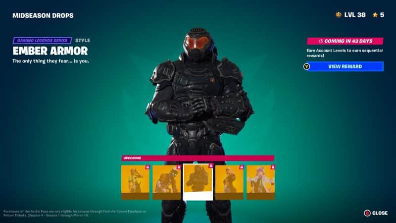 Fortnite Chapter 4 Battle Pass – All Tiers and Rewards