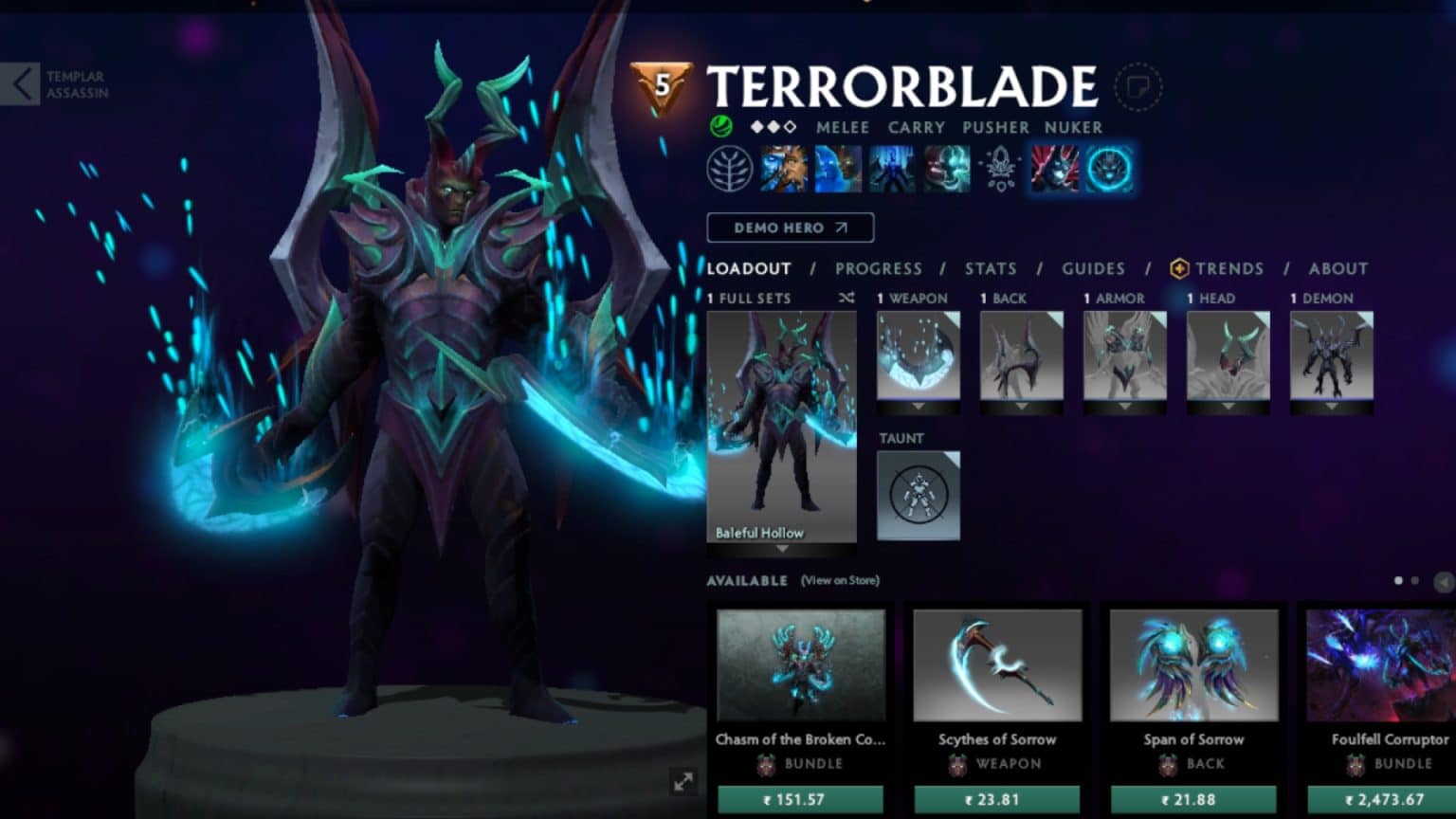Dota 2 Terrorblade Guide - Flatten Enemy Towers in Seconds